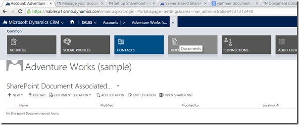 Integrating Microsoft Dynamics CRM with SharePoint